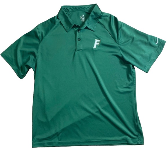 Nike | Shirts | Used Nike Facs F Logo Polo Shirt Green Size Xl | Poshmark